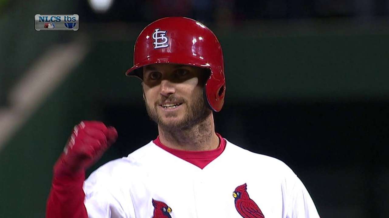 Outfielder Shane Robinson makes most of rare start for Cardinals | St ...