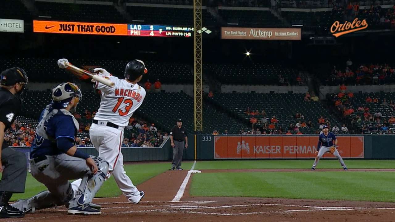 Machado's two-run home run