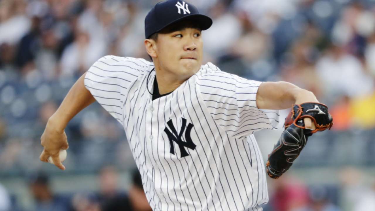 Tanaka K's 8 in 6 scoreless