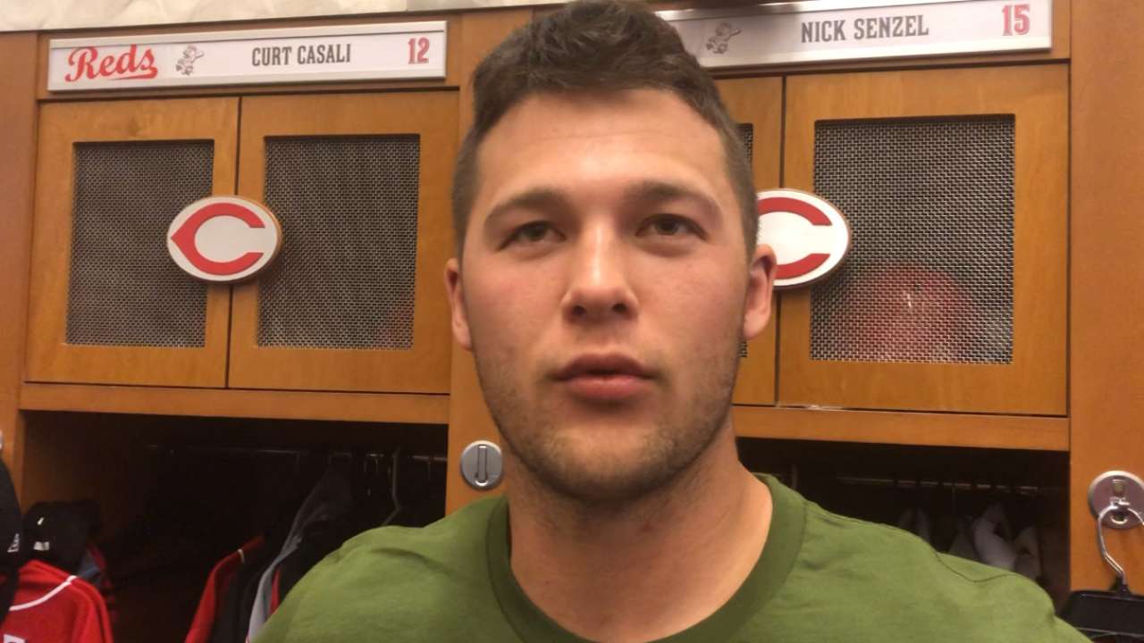 Senzel on recovery, center field